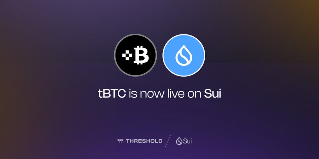 Threshold Network's tBTC is Now live on Sui: Ushering in a new era for Bitcoin DeFi - Decrypt