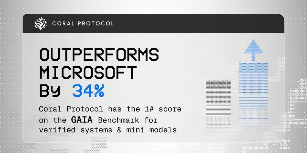Coral Protocol Outperforms Microsoft by 34% With Top GAIA Benchmark for AI Mini-Model - Decrypt