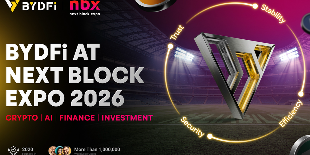BYDFi Expands European Reach with Next Block Expo 2026 Sponsorship in ...