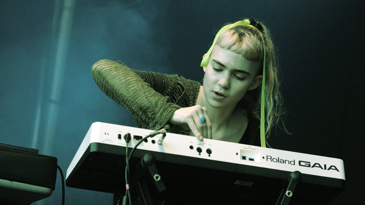 News Explorer — Grimes Offers 50% Royalties on AI-Generated Music Using ...